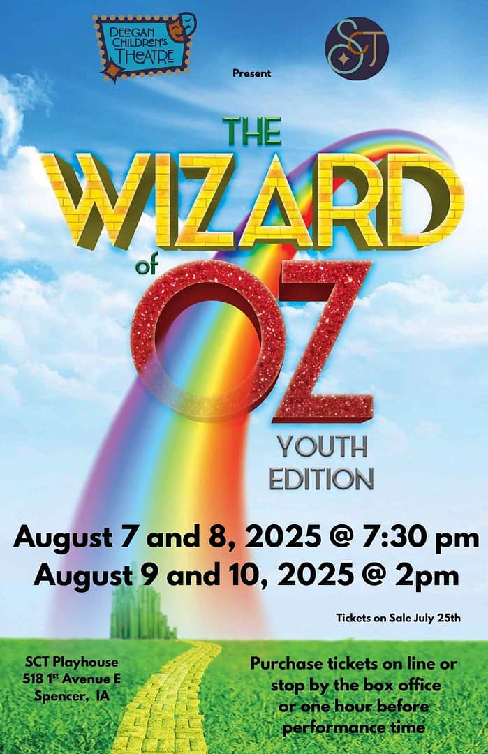 “The Wizard of Oz: Youth Edition” Tickets on sale NOW! – SCT Playhouse
